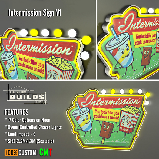 Second Life Marketplace - [TWC] - Intermission Sign V1